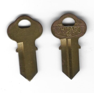 Original Chicago Double Sided key K29 same as Ilco CC29 | eBay