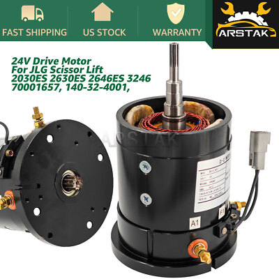 24V Drive Motor 70001657 for JLG Scissor Lift 2030ES 2630ES 2646ES ...