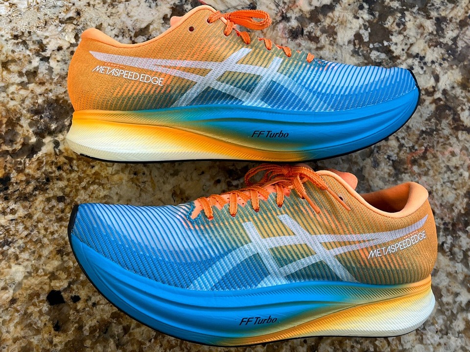 Asics Metaspeed Edge+ (Plus) - Island Blue/Orange Pop (1013A116.400 ...