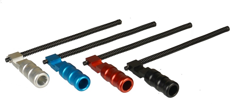 Ruger 1022 10-22 Extended Grooved Round Charging Handle Black Anodized ...