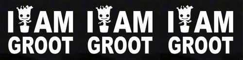 I Am Groot - THREE PACK - Vinyl decal, car, laptop, guardians of the ...