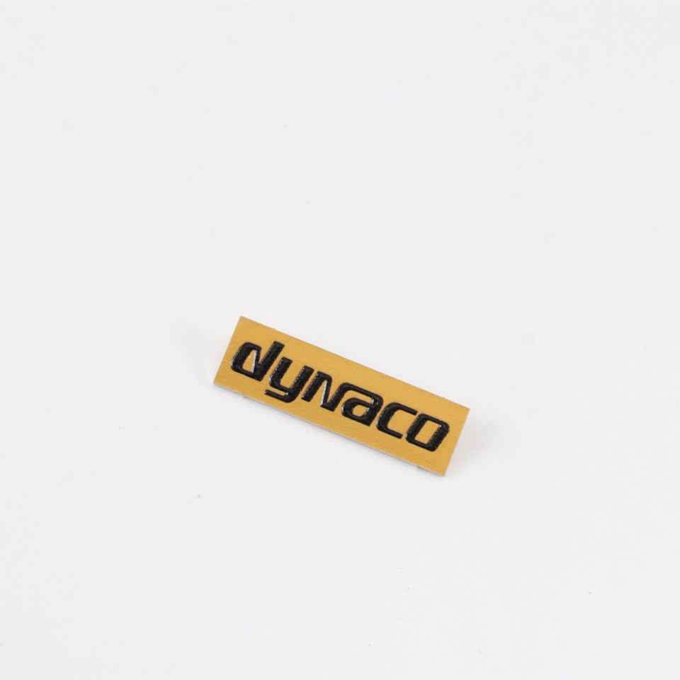 Dynaco Speaker Logo Badge Emblem Custom Aluminum 30mm(1.18")X8.8mm(0.34 ...