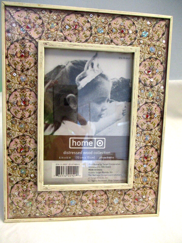 Target Distressed Collection Picture Photo Frame Boho Indie Frame 9 x 7 ...