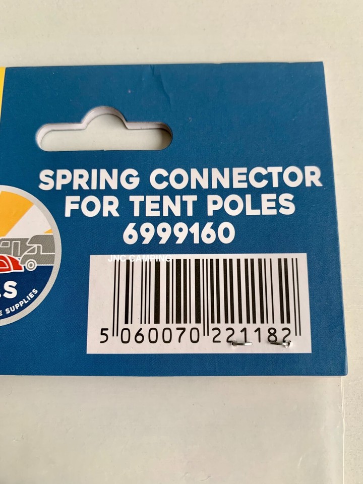 3 x Awning Tent Pole Spring Joints Pole Spring Connector Springs | eBay UK