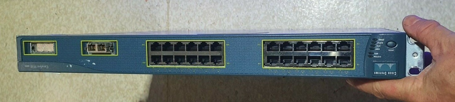 CISCO Catalyst 3550-24-EMI 24-Ports Ethernet Switch 746320674384 | eBay