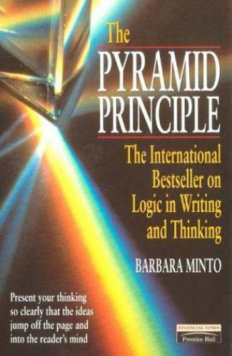 The Pyramid Principle by Barbara Minto (1995, Hardcover, Revised ...