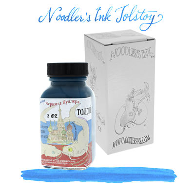 Noodler’s Ink Russian Series - Tolstoy - Blue - 3oz Bottled Ink (ND ...