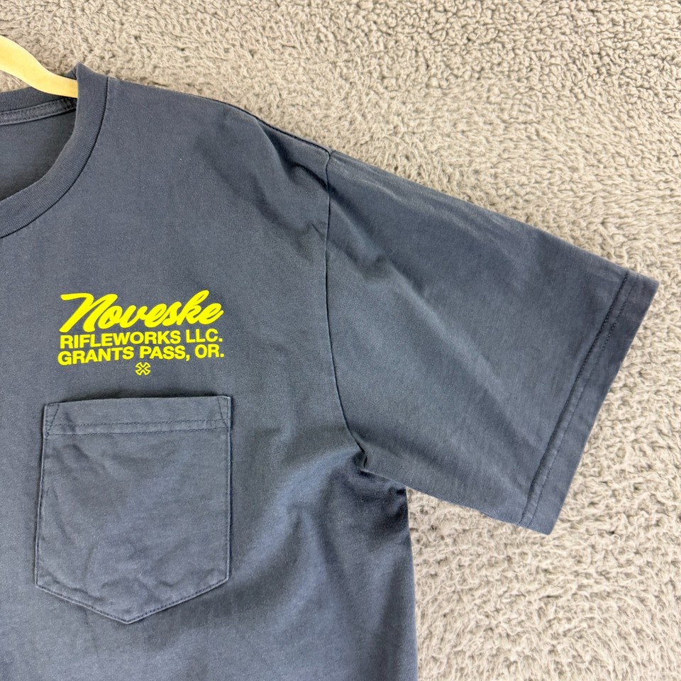 Noveske Rifleworks LLC T-Shirt Mens Large Blue Crew Neck Short Sleeve ...