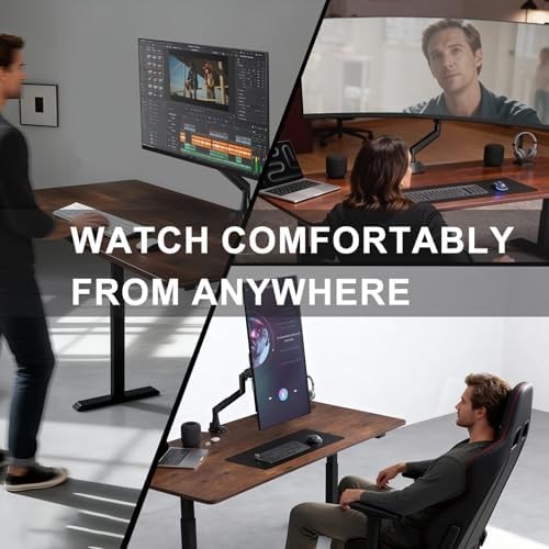 Heavy Duty Gas Spring Monitor Arm Single | eBay