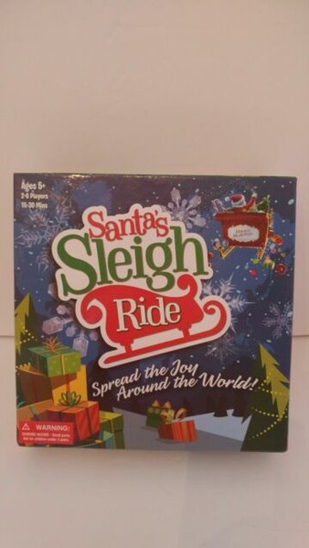 Santa's Sleigh Ride - an Educational Christmas Board Game Ages 5 Played ...