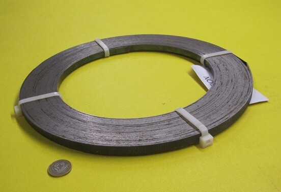 1095 Hard Blue Tempered Spring Steel Shim .010" Thick x .375" Wide x ...