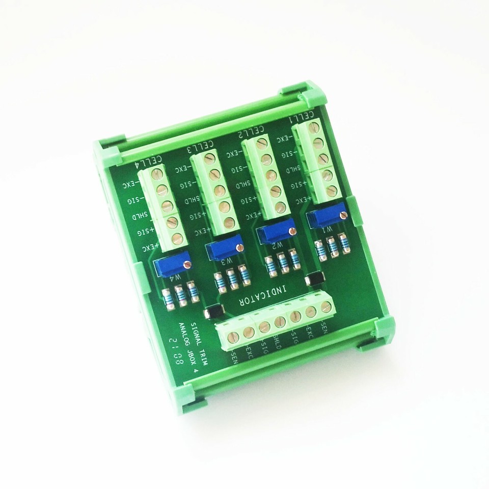 Load Cell Junction Box 4-Channel Summing Box DIN Rail Mount | eBay