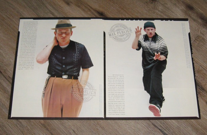 Max Perlich original TWO magazine clippings pages PHOTO text | eBay