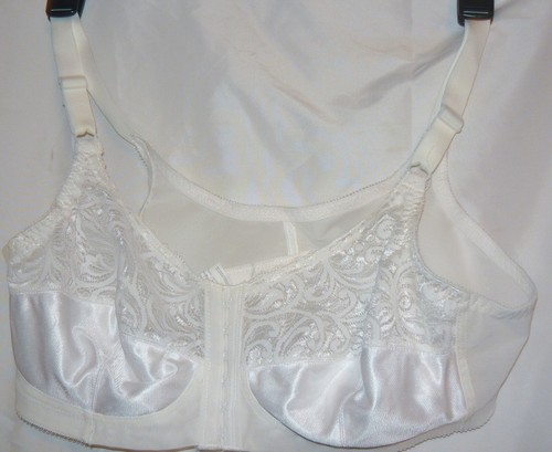 Just My Size Bra 42B White Wireless Unlined Soft Cup Front Hook NWOT | eBay