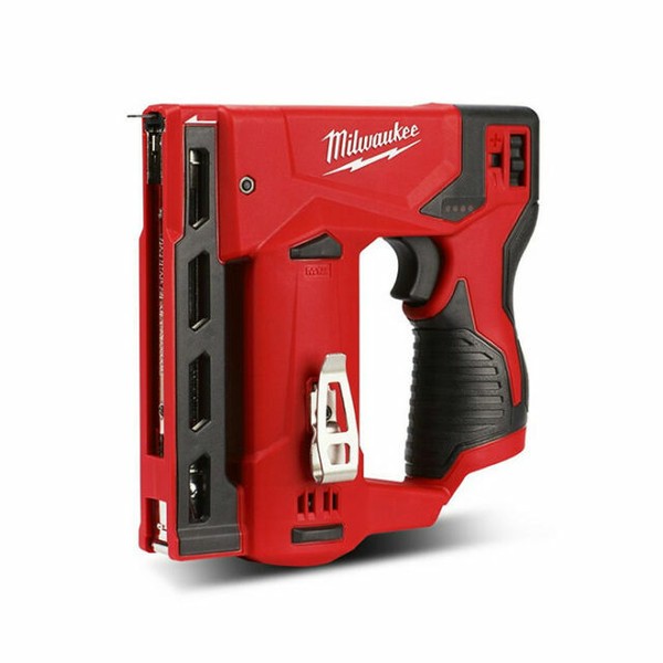 Milwaukee 12v Cordless Crown Stapler 10mm Staple Gun M12 Tool Gauge ...