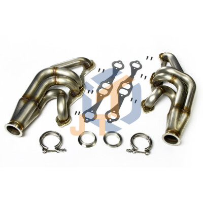 1-3/4''Turbo Headers 2.5''cut for Chevy Chevelle Malibu El Camino A ...