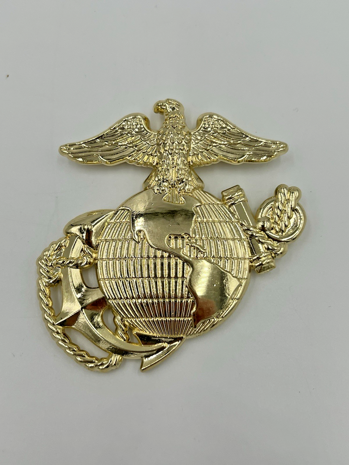 USMC 250th Anniversary Coin 3” Gold EGA Eagle Globe Anchor Marine Corps ...