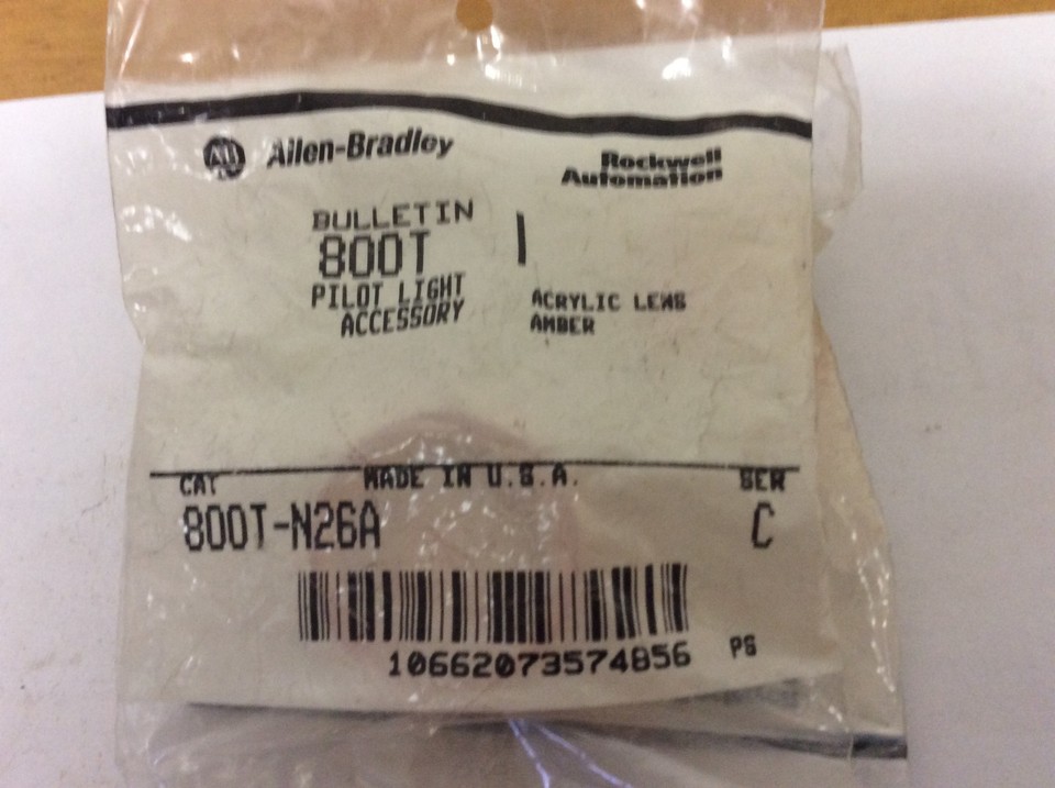 New. Allen Bradley 800T-N26A Amber Pilot Light Cap, Iluminated | eBay