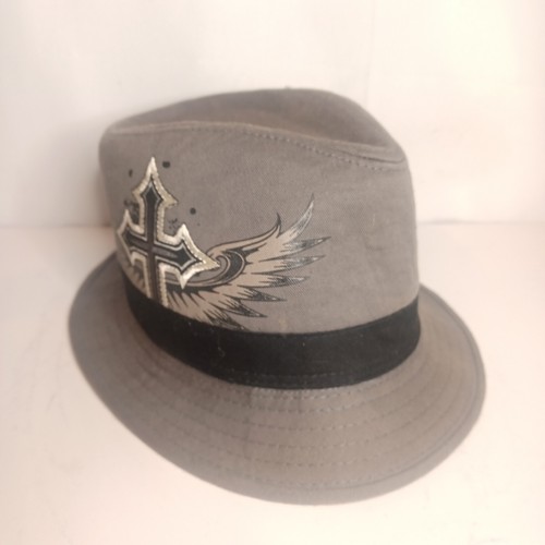 New Kenny K Men's Dressy Faux Felt Fedora with Cross | eBay