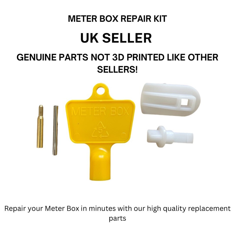 Gas / Electric Meter Box Door Repair Kit: KEY, LOCK/LATCH, HINGES ...