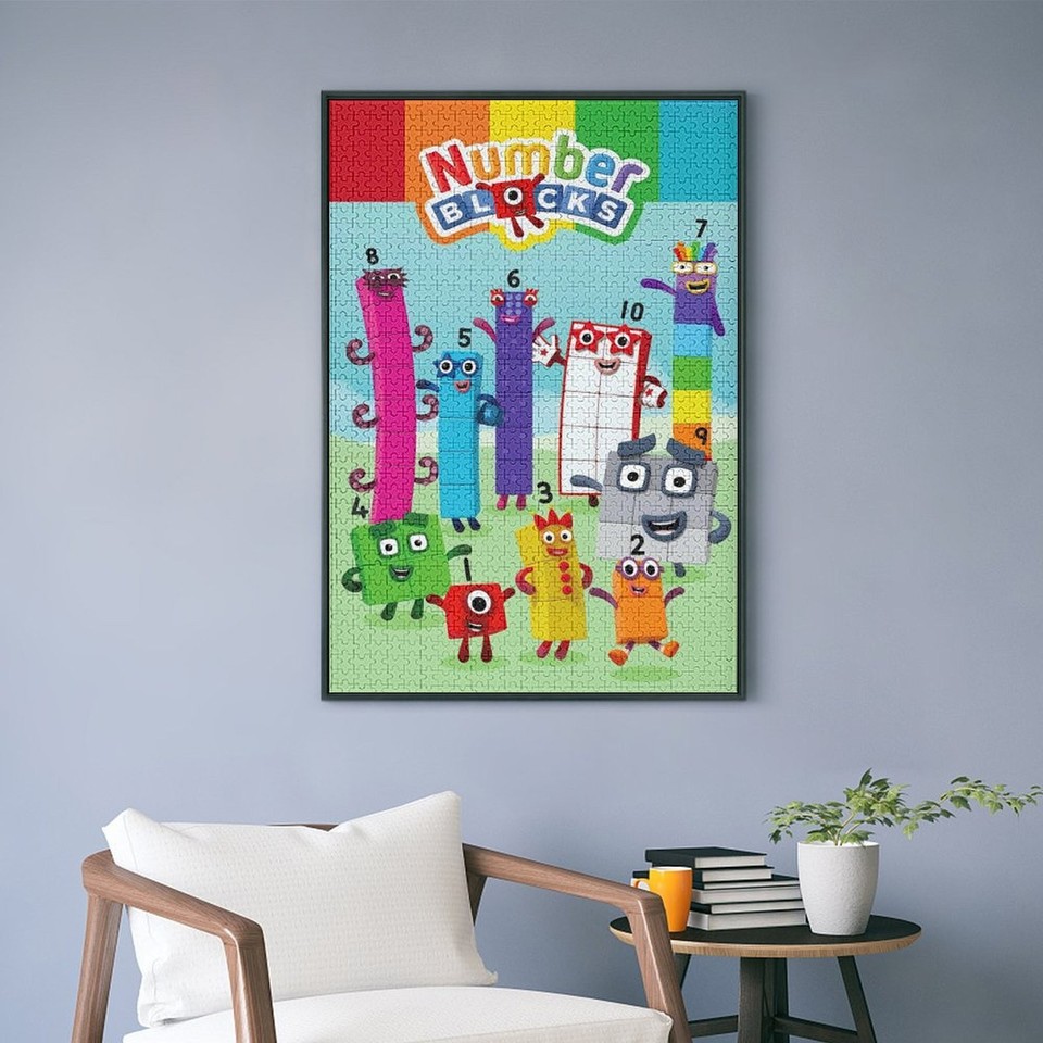 Numberblocks Jigsaw Puzzle 1000 Pieces Gift for Girls Boys Teens Adult ...