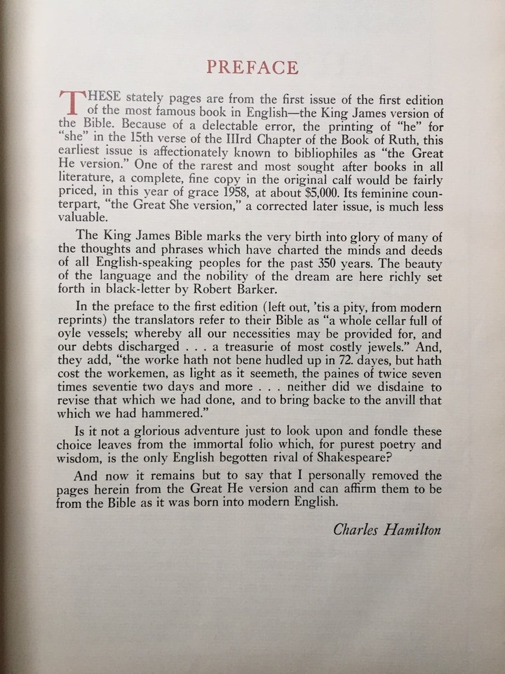 APOCRYPHA 1611 King James Bible finely bound 1st Edition Authorized ...