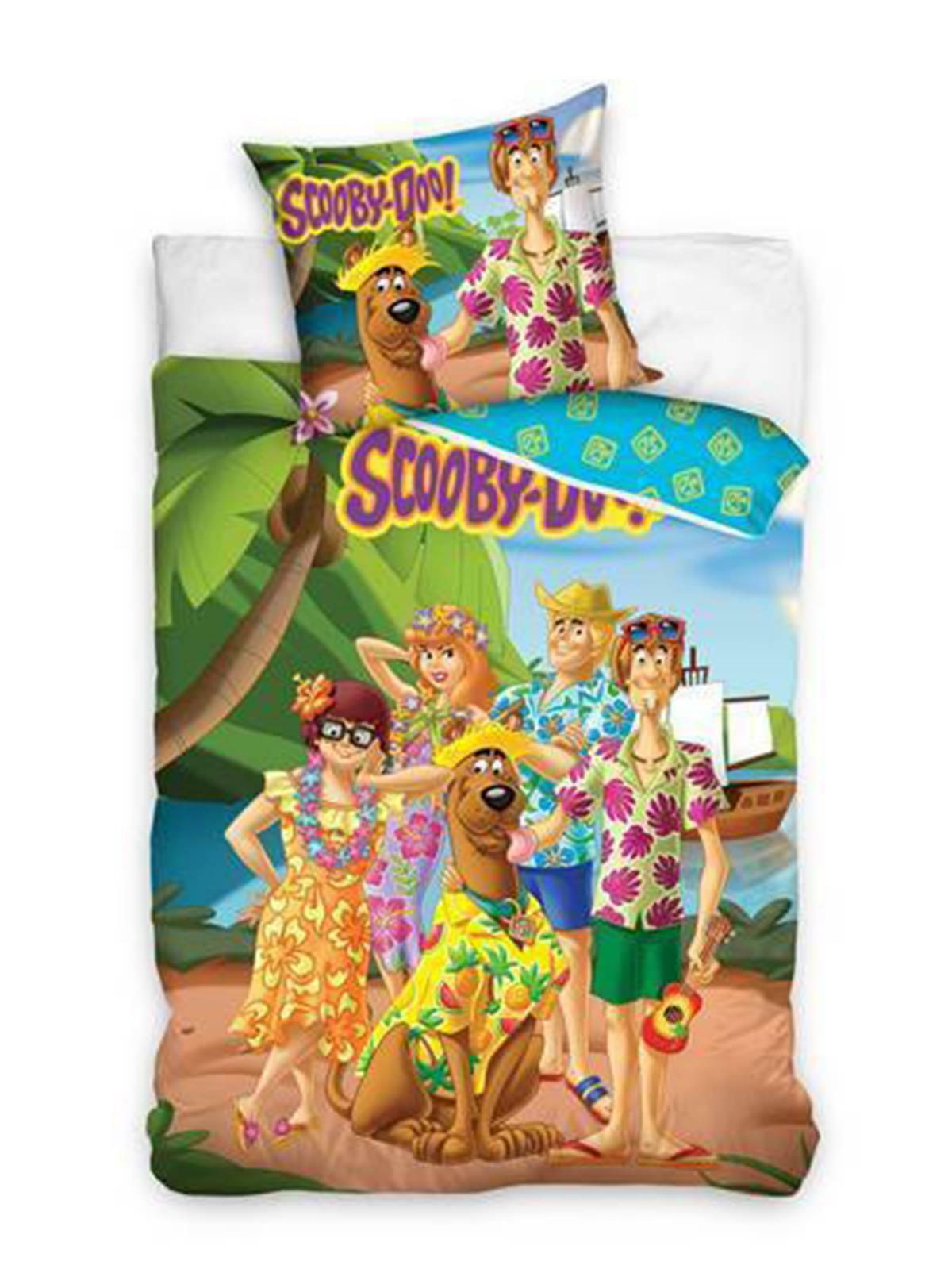 Scooby Doo Hawaii Simple Literie Set Coton Double Face Couette Housse ...