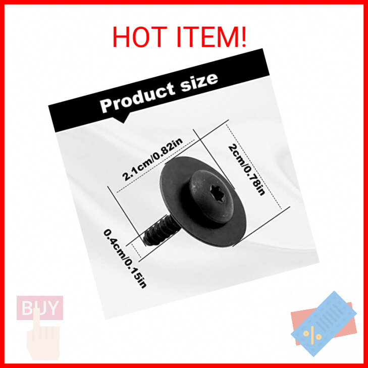 Fender Liner Splash Shield Bolt Screw 11548270 Compatible with GM ...