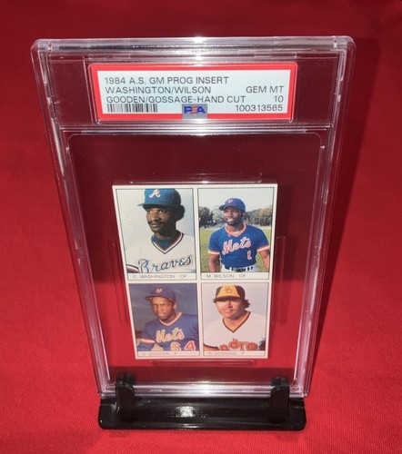 1984 Dwight Gooden RC PSA 10 Rare Vs Fleer Update AS Game Insert Rookie ...