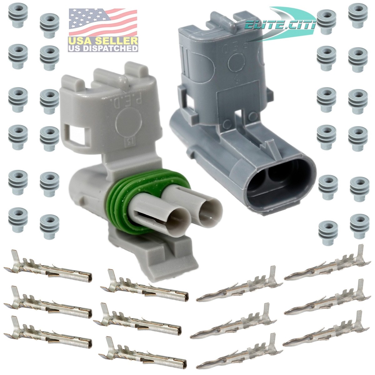 Weather-pack Connectors Aazon.co: Delphi Packard Weatherpack 2 Pin ...