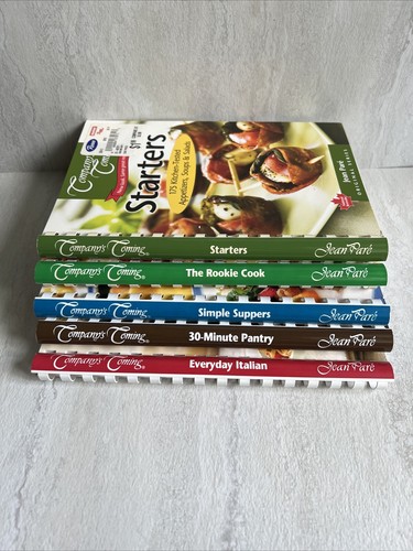 Company’s Coming By Jean Pare, 5 Pack, Spiral Spine, Rookie Cook ...