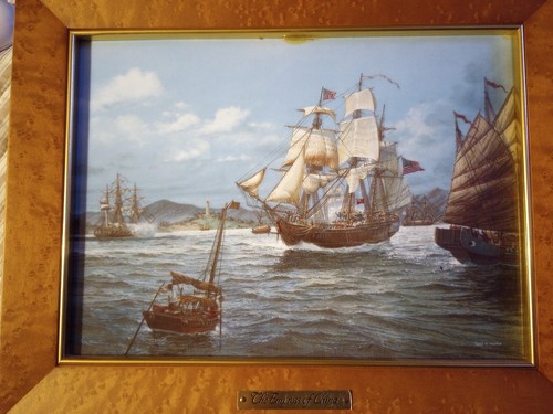 THE EMPRESS OF CHINA by THOMAS WESLEY FREEMAN 13x10x1 PRINT FRAMED ART ...