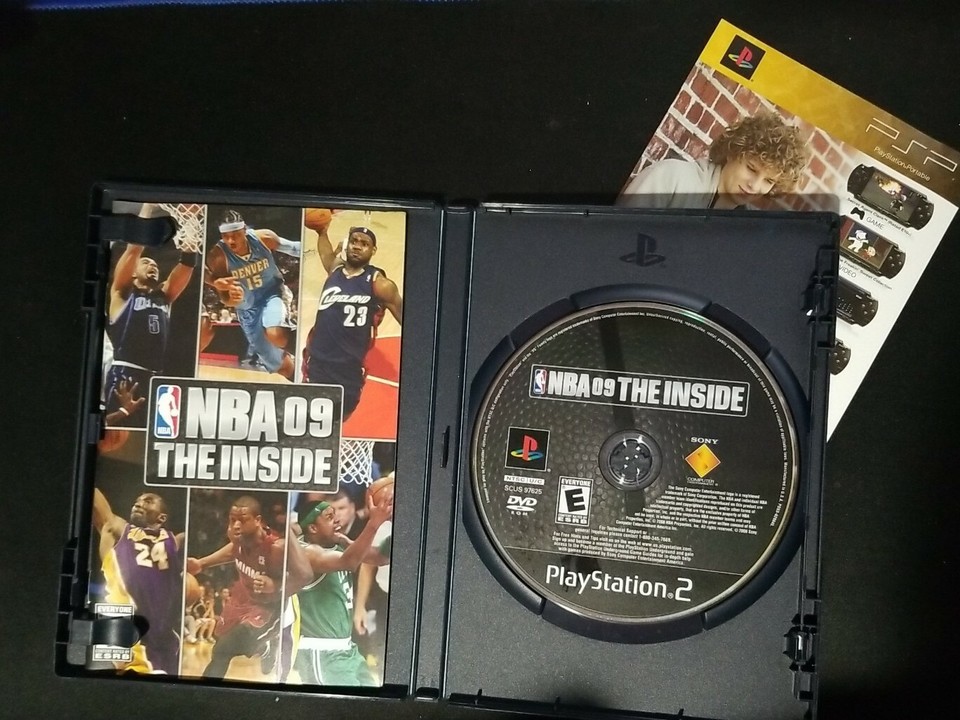 NBA 09 The Inside Playstation 2 PS2 Video Game Complete with manual ...