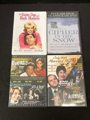 (4) CLASSICS DVD MOVIE LOT CIPHER IN THE SNOW DORIS DAY AND ROCK HUDSON ...