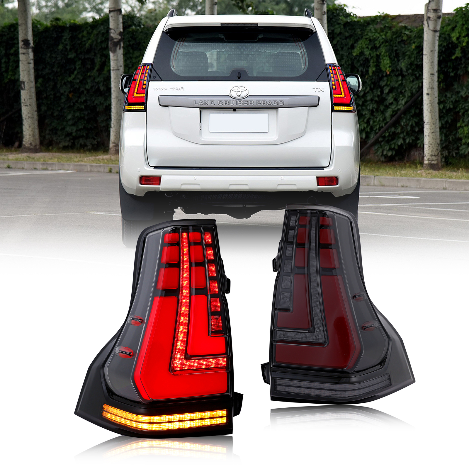 LED Tail Lights for Lexus GX400 GX460 2010-2020 Sequential Animation ...