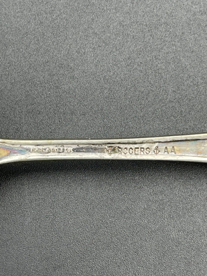Vintage Rogers & AA Silver Plate Monogram Spoon 5.25” | eBay