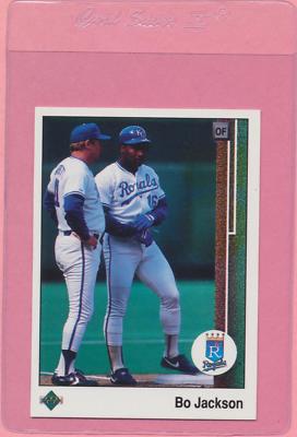1989 Upper Deck Bo Jackson MAJOR ERROR CARD 3 Different Players No Holo ...