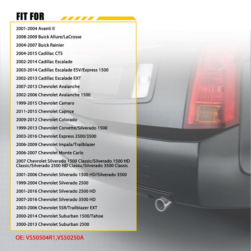 Valve Cover Gasket VS50504R-1 Fit For 99-16 Chevy GMC Pontiac 6.0L 4.8L ...