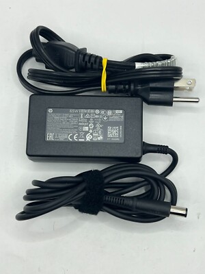 Genuine HP 19.5V DC 3.33A 65W 7.4mm Tip Laptop AC Adapter Supply w/US ...