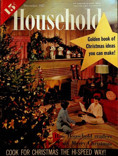 Household Magazine December 1957 Christmas Issue Decorations Food | eBay