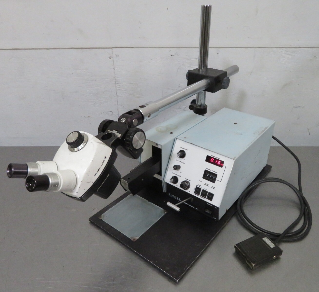 C165618 Unitek Micropull IV Wire Bond Pull Tester (MP4/RS232C, 6-099-03 ...