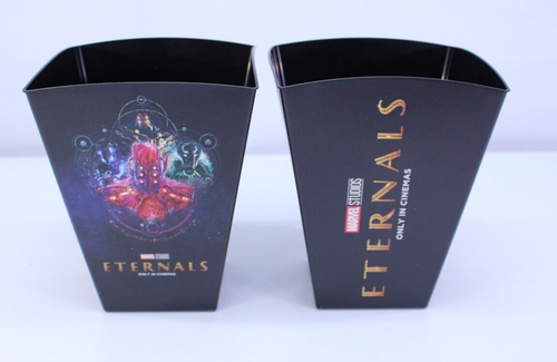 Marvel Studio Eternals Movie Popcorn Bucket Plastic Promo SAME Set Lot ...