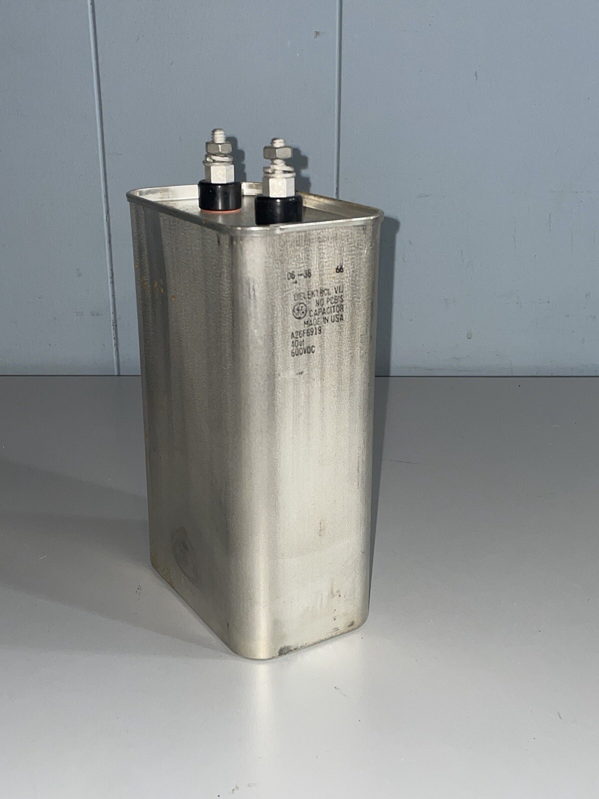 GENERAL ELECTRIC GE DIELEKTROL Capacitor A26F6919 40uF 600 VDC ...