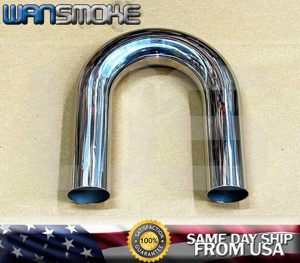 180 Degree Rotation Exhaust U Pipe Tubing 2.5" Down Tube for Garrett ...