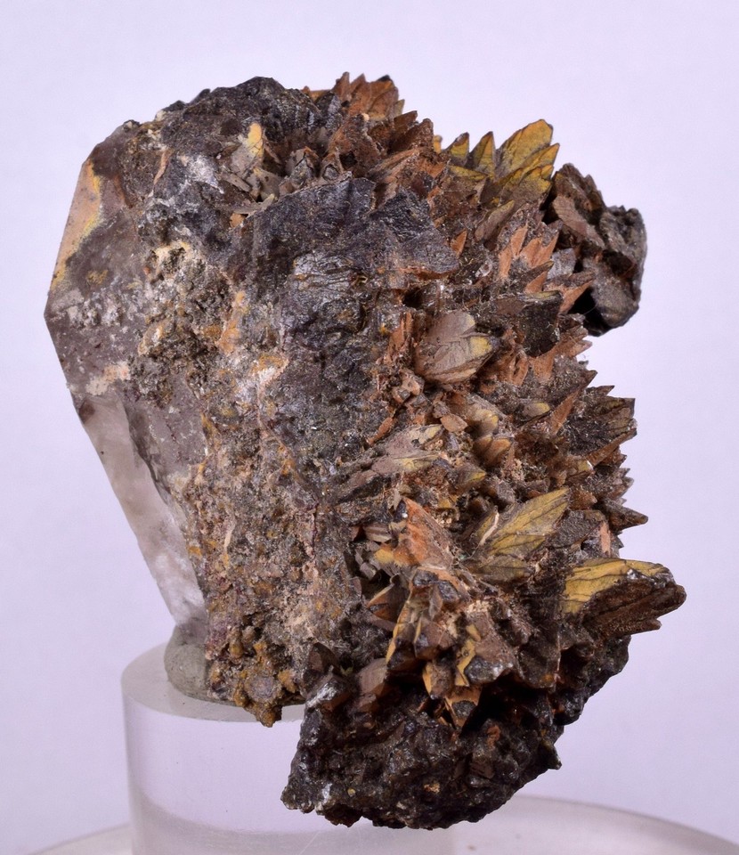 6.1cms RED LIMONITE MARCASITE Quartz Goethite Crystals Peru Mineral ...