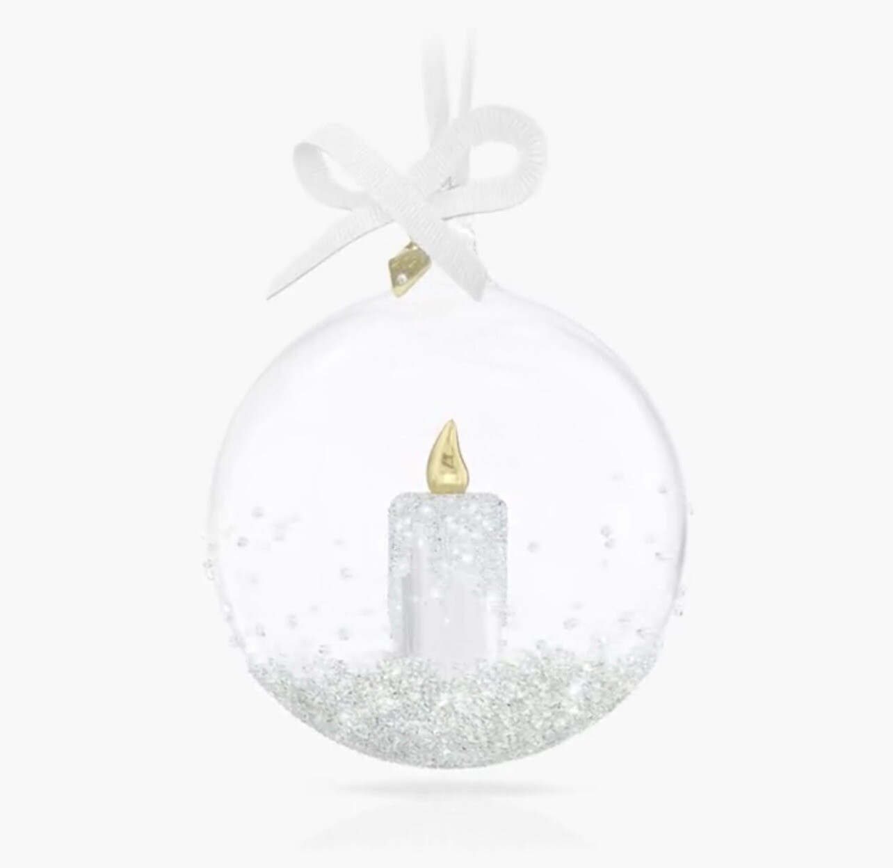 NIB Swarovski 2023 Annual Ed Ball W Candle Christmas Crystal Ornament #5658439 | eBay