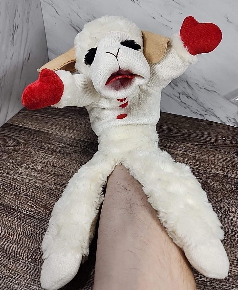 Lambchop Puppets Vintage 1960 Rubber Shari Lewis Lamb Chop Play Along