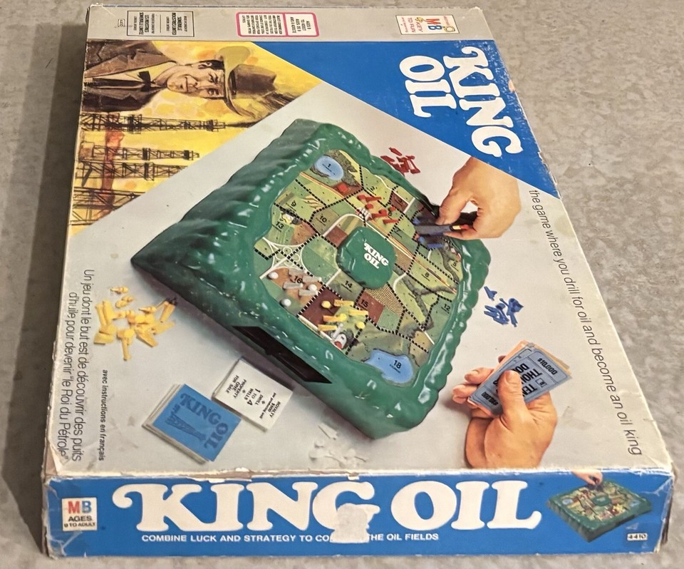 Vintage Milton Bradley King Oil Board Game | eBay