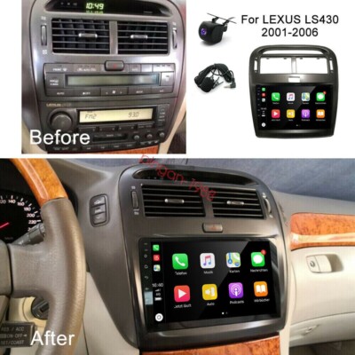9" Android 13 Car Stereo GPS Wifi Radio Player CarPlay For Lexus LS430 ...