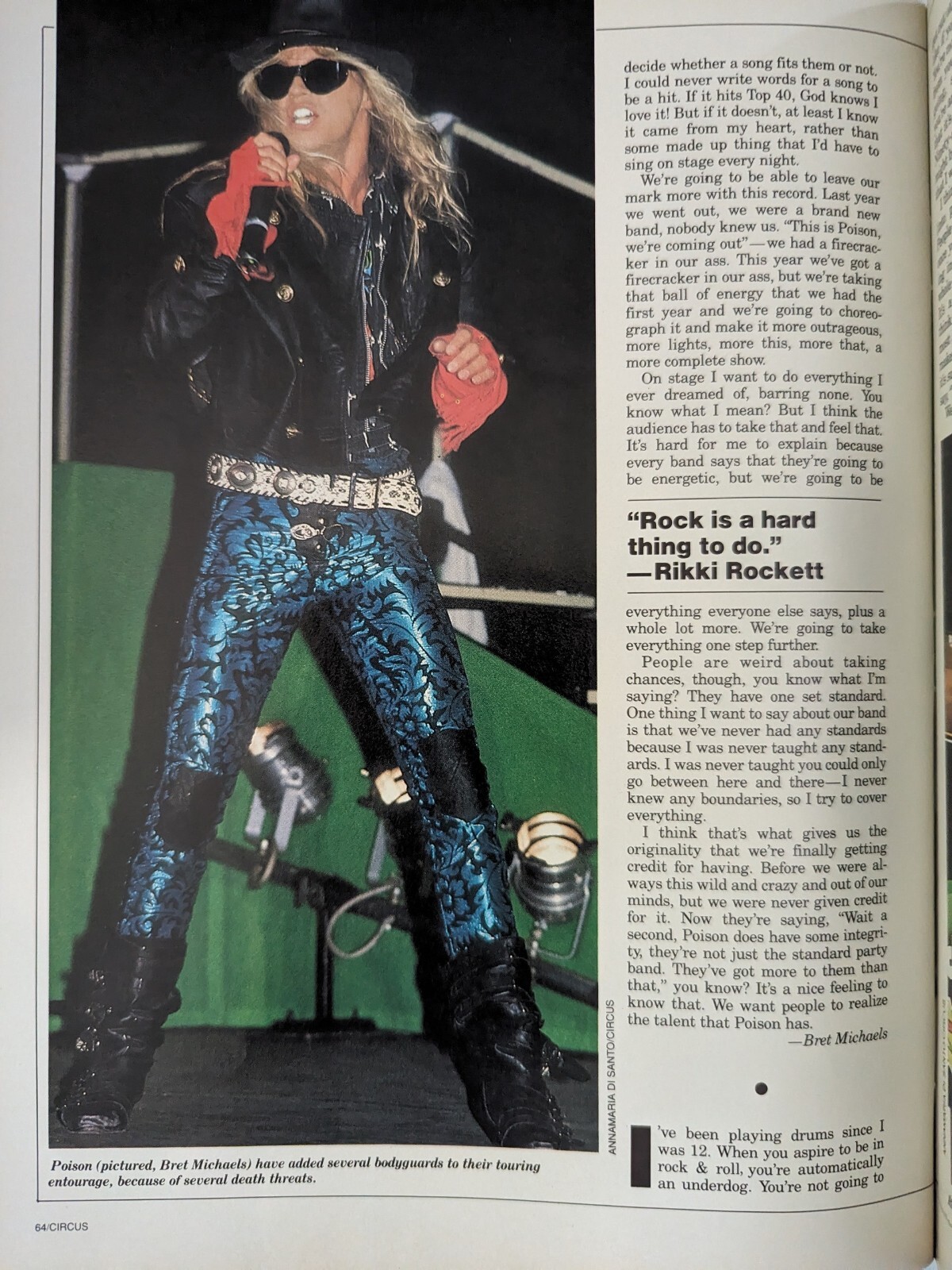 Circus Magazine October 1988 Poison, Guns N Roses, Metallica, White ...